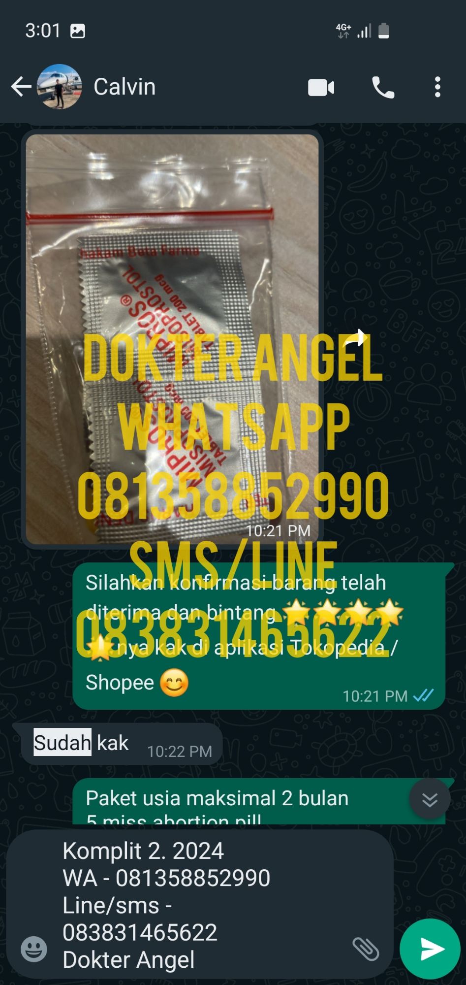 Reaksi Dan Efek Samping Penggunaan Misoprostol, Cytotec, Gastrul ...